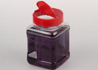 China Customized Screw Cap Clear Plastic Bottles With Plastic Lid For Food / Spice for sale