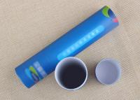 China Custom Colored Logo Pencils Packaged in Paper Tube Cylinder Containers 100mm for sale