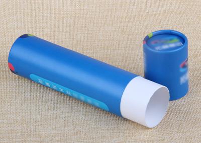 China Custom Colored Logo Pencils Packaged in Paper Tube Cylinder Containers 100mm for sale
