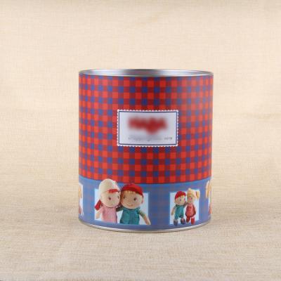 China Mini Toy Milk Powder Paper Composite Can Food Grade Big Canister 128g Art Paper for sale