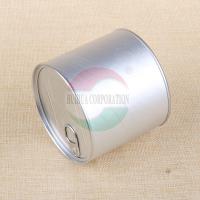 China Silver Foil Label Paper Canister Food Paper Tube Packaging with Aluminum Easy Open End 16.8mm-225mm for sale