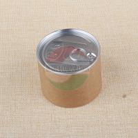 China Customised Size Aluminum Pull Tab Ring Kraft Paper Tube For Nuts Packaging for sale