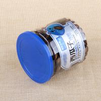 China Aluminum Easy Open Lid Plastic Cylinder Containers Nuts Packaging Canister for sale