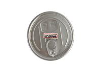 China 83mm Aluminium Silver Safe Easy Open Lid for Plastic Cans , Easy Open Ends for sale