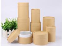 China Custom Food Grade Natural Brown Kraft Cardboard Paper Tube 40mm Diameter for sale