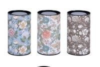China Customised Movable Metal Lid Foil Lining Paper Cans Packaging fOR Food Tea for sale