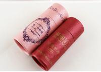 China Customized Hot Stamping Logo Cardboard Paper Tubes Cosmetic Packaging for sale