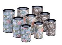 China Customised Movable Metal Lid Foil Lining Paper Cans Packaging fOR Food Tea for sale