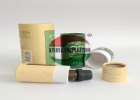 China Custom Kraft Paper Tube Food Can Packaging with Metal Lid 20mm to 225mm Diameter for sale