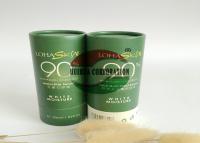 China Custom Kraft Paper Tube Cylinder Packaging for T-Shirts 50mm Diameter for sale