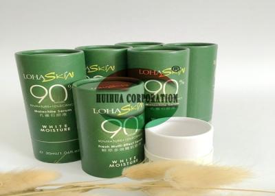 China Custom Roll Edge Paper Tube Packaging for 30ml Oil Bottle Food Grade Kraft Tube for sale