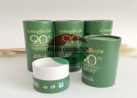 China Custom Roll Edge Paper Tube Packaging for 30ml Oil Bottle Food Grade Kraft Tube for sale