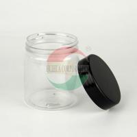 China PET Honey Jars Cylindrical Food Bottles 55ml to 360ml with Lids Guangzhou Suppliers Custom Screen Printing for sale