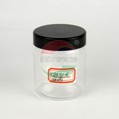 China PET Honey Jars Cylindrical Food Bottles 55ml to 360ml with Lids Guangzhou Suppliers Custom Screen Printing for sale