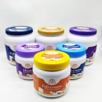 China Wide Mouth PET Plastic Food Grade Milk Powder Jar 1KG 2000ml with Screw Cap and Label for Whey Protein for sale