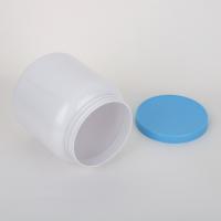 China 400g 1000g Plastic Milk Protein Powder PET Container Can with Screw Cover 119mm Caliber for sale