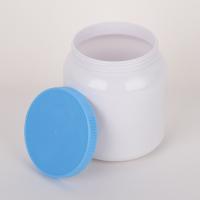 China 400g 1000g Plastic Milk Protein Powder PET Container Can with Screw Cover 119mm Caliber for sale