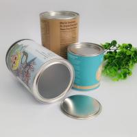 China 99mm x 140mm Hot Stamping Paper Composite Can for Chocolate/Coffee/Milk Powder - Food Grade Packaging for sale