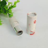 China Paper Composite Push Up Lip Balm Tube 21mm x 65mm Customizable for sale
