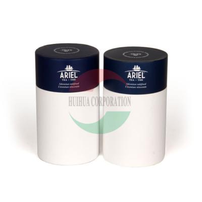 China Custom Round Cardboard Tea Paper Tube Packaging 16mm-150mm Diameter Food Grade Cylinder Boxes for sale