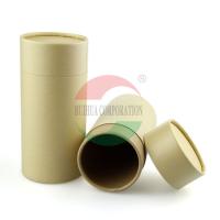 China Eco - friendly Food Packaging Kraft Paper Tubes / Custom Postal Tubes for sale