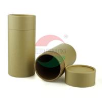China Eco - friendly Food Packaging Kraft Paper Tubes / Custom Postal Tubes for sale