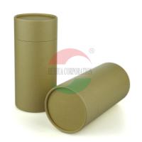 China Eco - friendly Food Packaging Kraft Paper Tubes / Custom Postal Tubes for sale