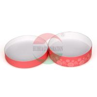 China Luxury Flower Gift Round Box ,  Paper Tube Packaging Offset Printing for sale
