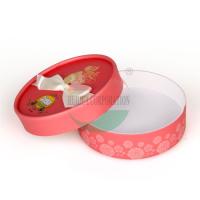 China Luxury Flower Gift Round Box ,  Paper Tube Packaging Offset Printing for sale