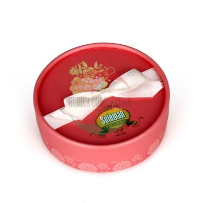 China Luxury Flower Gift Round Box ,  Paper Tube Packaging Offset Printing for sale