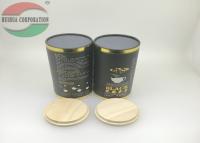 China Customized Tea Packing Paper Cardboard Tube Box Foil Lining with Cork Lid 50mm Diameter for sale