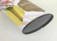 China Anti-rust Movable Metal Lid Kraft Paper Tube Packaging For Coffee for sale