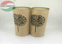China Custom Kraft Paper Tube Wine Bottle Packaging with Wooden Cork Lid 50mm Diameter for sale