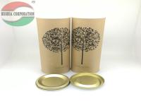 China Custom Kraft Paper Tube Wine Bottle Packaging with Wooden Cork Lid 50mm Diameter for sale