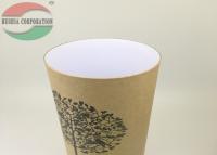China Custom Air-Proof Paper Tube Containers with Movable Metal Lid 50mm Diameter for sale