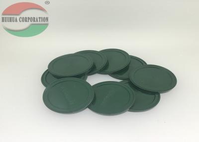 China Custom Printed Metal Tin Can Plastic Lids 65mm 67mm Food Grade PE Embossed Logo for sale