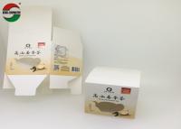 China Custom CMYK Paper Box Packaging 250g 350g for Tea Gift with Cork Lid for sale