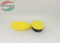 China Non Spill Yellow Oval PP Plastic Lid For Easy Open End Fruit Can for sale