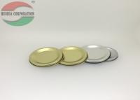 China Convex Flat Metal Tinplate Lid for Wine Paper Composite Can - 59.5mm to 124mm Diameter Range - Manual Sealing Design for sale