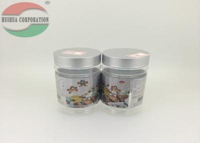 China Food Grade Clear PET Plastic Cylinder Jar 350ml 85mm Diameter for Chocolate Packaging for sale