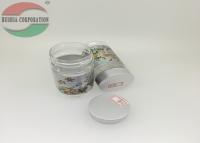 China Food Grade Clear PET Plastic Cylinder Jar 350ml 85mm Diameter for Chocolate Packaging for sale