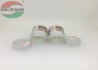 China Food Grade Clear PET Plastic Cylinder Jar 350ml 85mm Diameter for Chocolate Packaging for sale