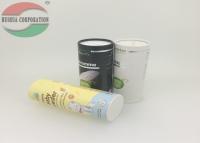 China Tin Can packaging With Plastic Shaker Top Lids / Cardboard Paper Tubes for sale