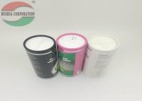 China Tin Can packaging With Plastic Shaker Top Lids / Cardboard Paper Tubes for sale