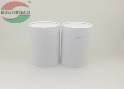 China White Round Paper Box with Cardboard Tube & Paper Lid for Coffee Packaging - 16.8mm to 225mm Diameter Range for sale