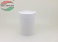 China White Round Paper Box with Cardboard Tube & Paper Lid for Coffee Packaging - 16.8mm to 225mm Diameter Range for sale