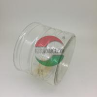 China 1200ML Clear Plastic Cylinder , Dried Food Packaging Walnut Container for sale
