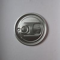 China Aluminium Ring Pull Easy Open Can Lid 2-3mm Thickness in Clear, Blue, Green Colors with Custom Printing for sale