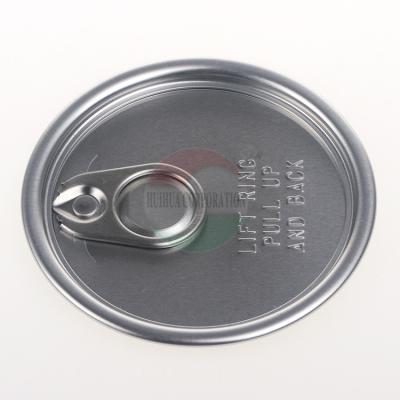 China Aluminium Ring Pull Easy Open Can Lid 2-3mm Thickness in Clear, Blue, Green Colors with Custom Printing for sale