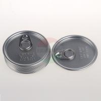 China Aluminium Ring Pull Easy Open Can Lid 2-3mm Thickness in Clear, Blue, Green Colors with Custom Printing for sale